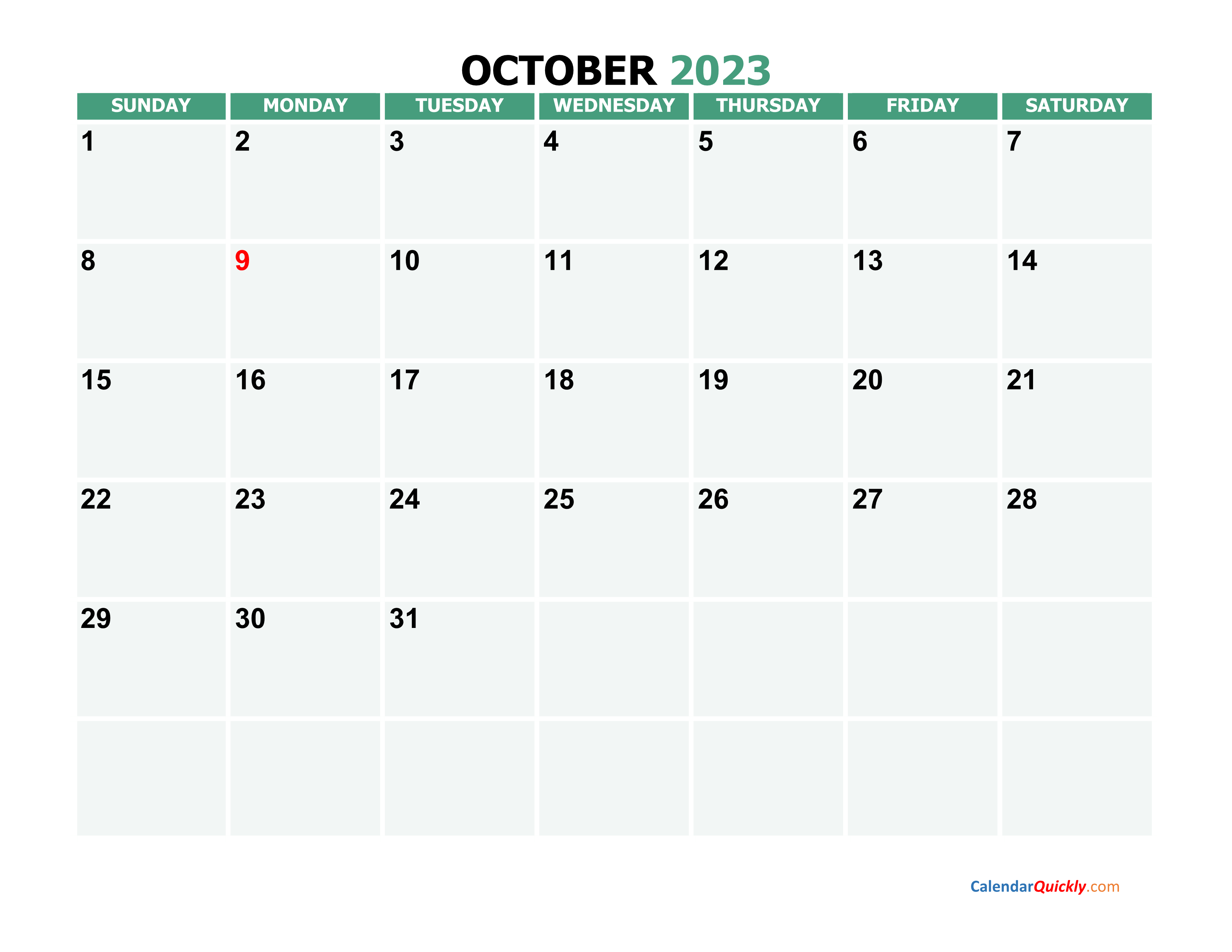 May 2023 Monthly Calendar October 2023 Printable Calendar Australia 
