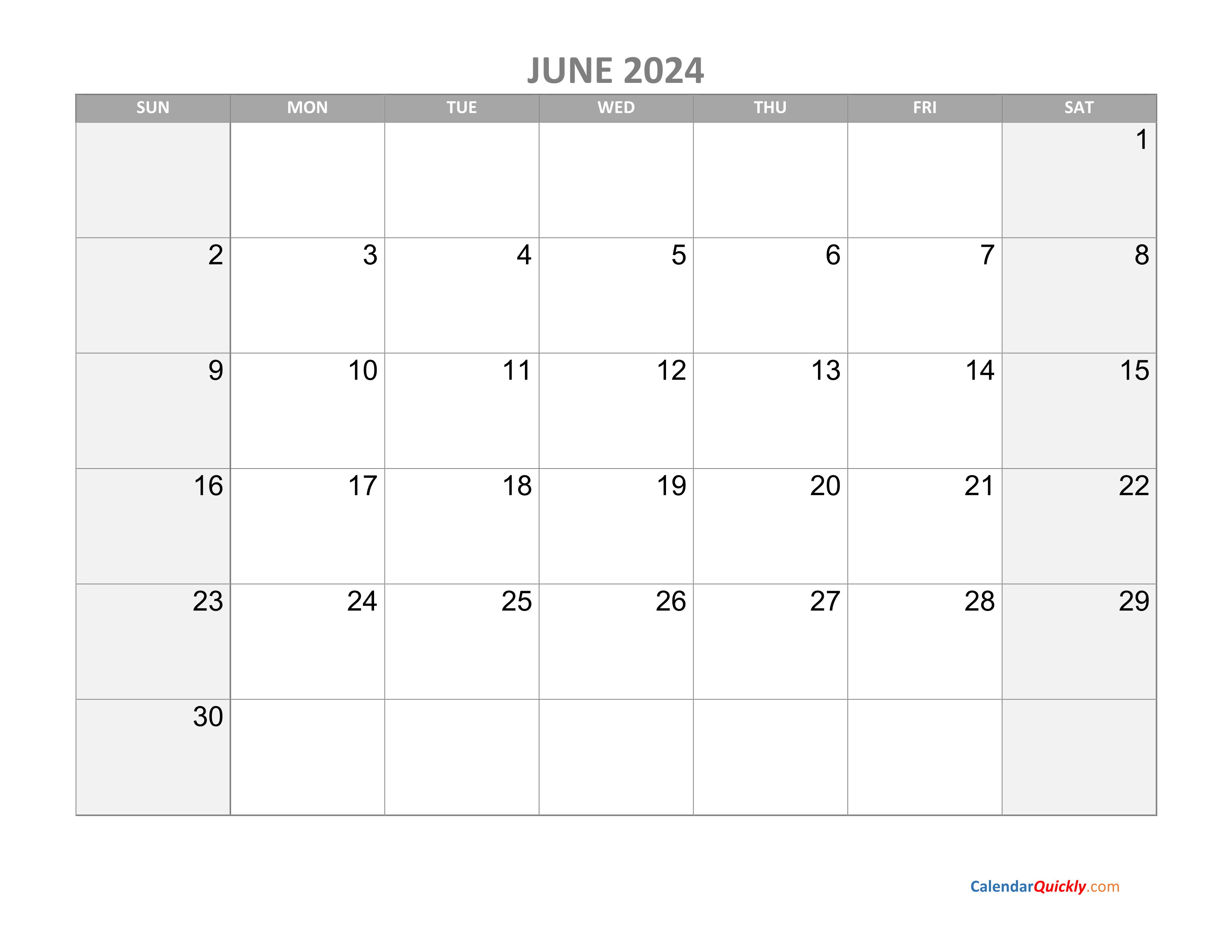 June Calendar 2024 With Holidays Calendar Quickly