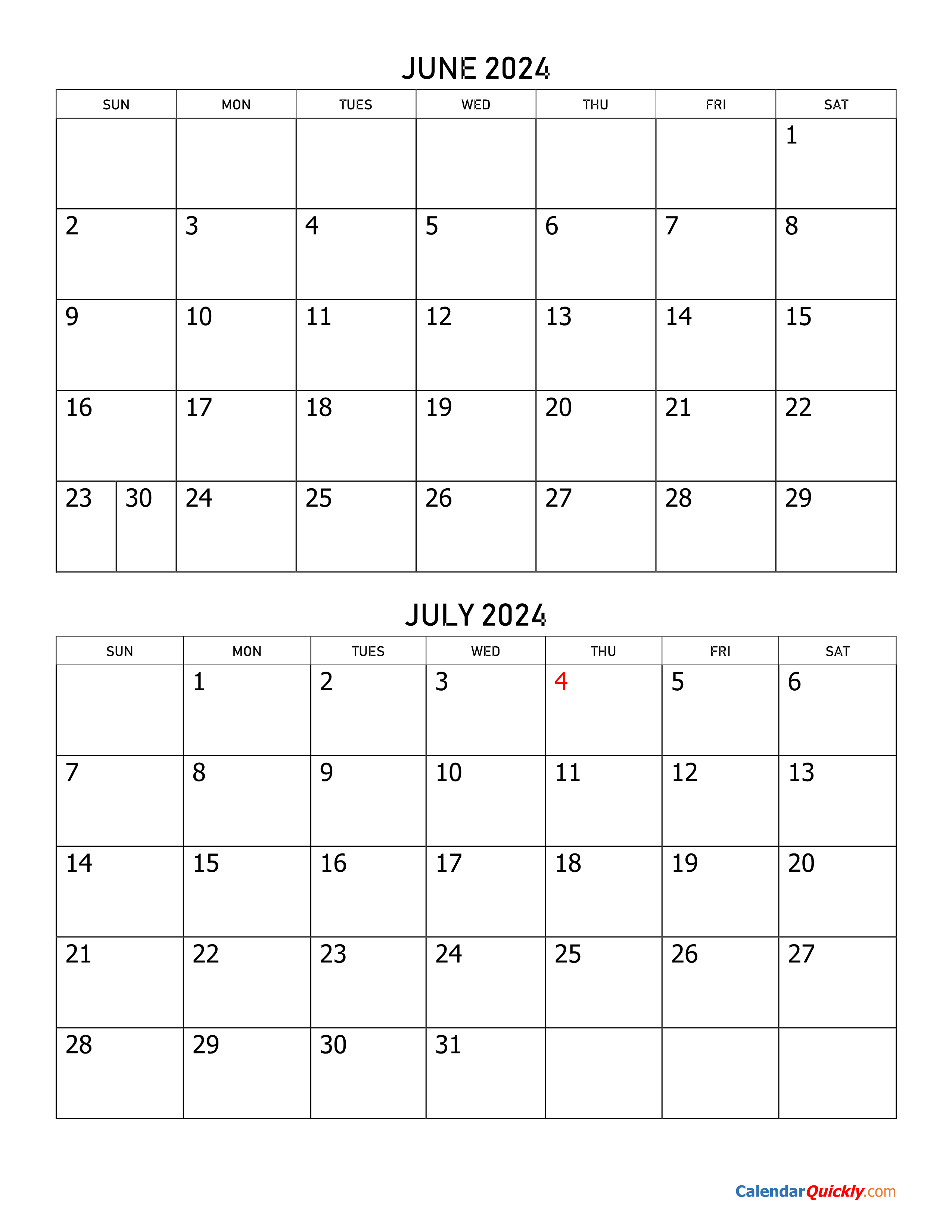 June 2023 Vertical Calendar Portrait Templates For Word Excel And Pdf 